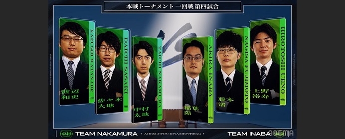 チーム中村VSチーム稲葉 ABEMAトーナメント2024～本戦トーナメント第四試合振り返り～｜将棋コラム｜日本将棋連盟