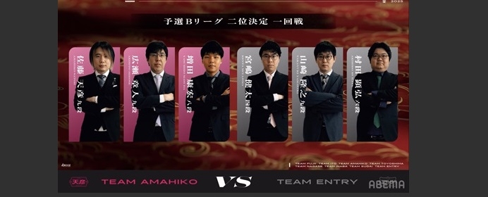 「ヘッドハンティング」VS「新しいリーダーズ」 ABEMAトーナメント2025～予選Bリーグ二位決定一回戦振り返り～｜将棋コラム｜日本将棋連盟